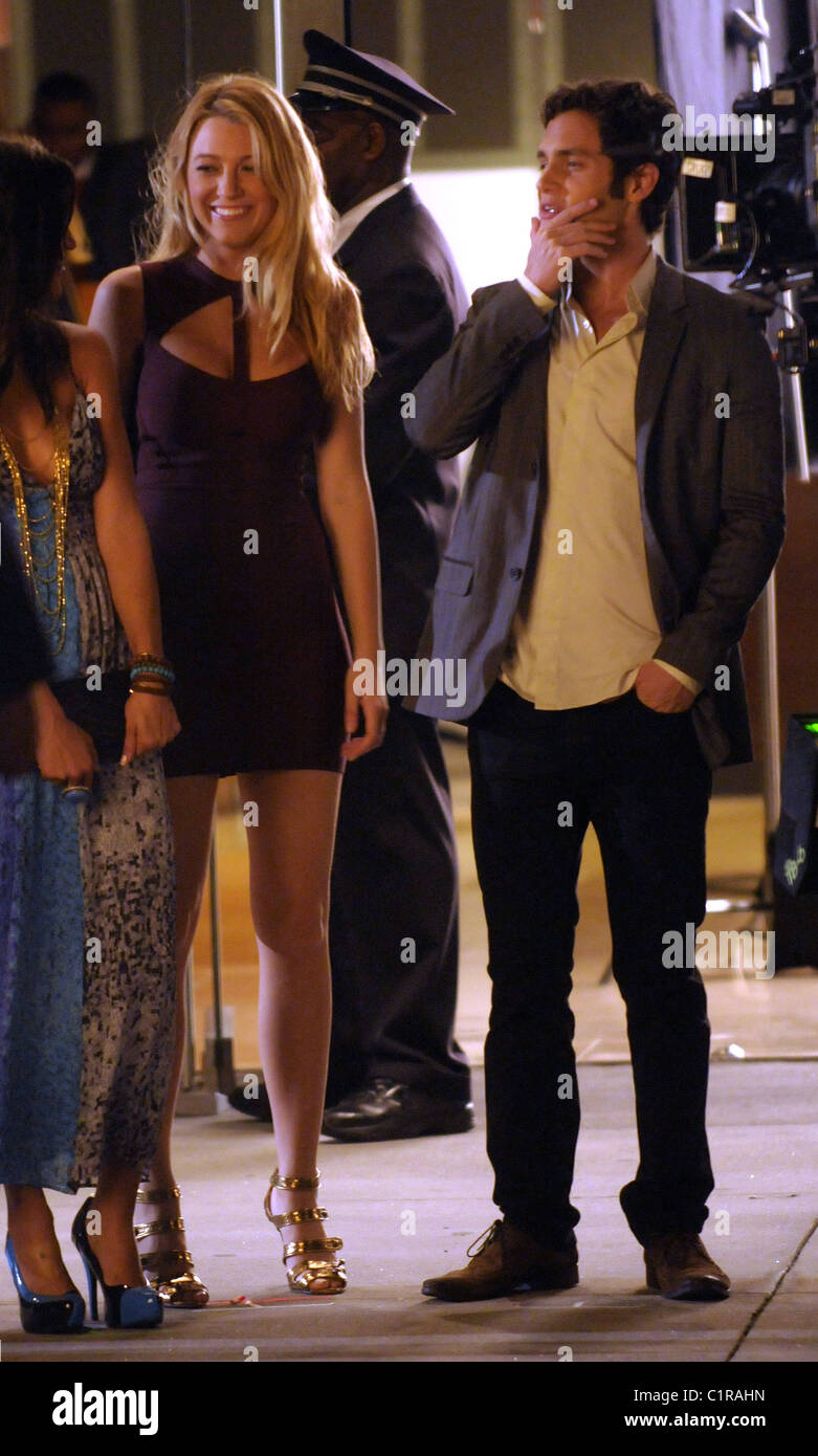 Penn Badgley And Blake Lively