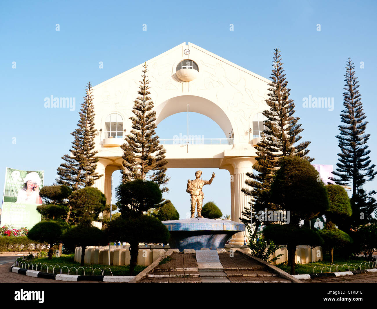 Arch 22, serves as a distinctive gateway to the Gambian capital. The ...
