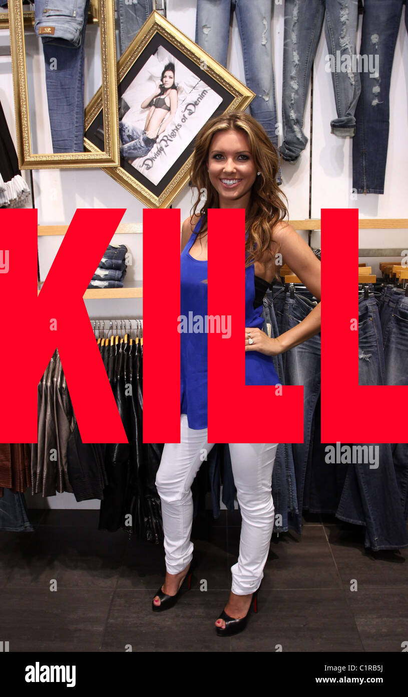Audrina Patridge is the face clothing line Divine Rights of Denim ...