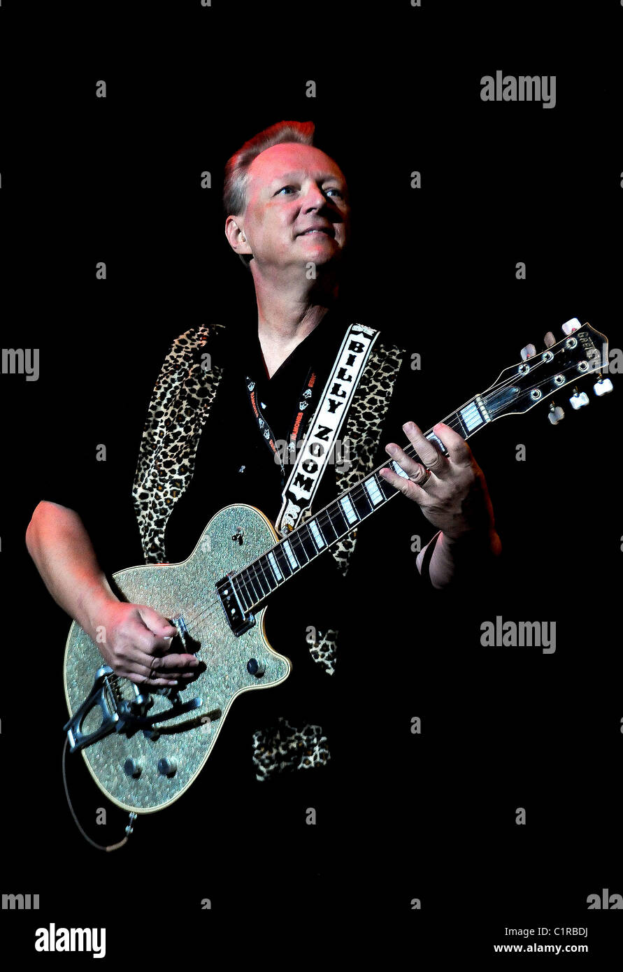 Billy Zoom performs with X at the Orange County Fair and Event Center ...