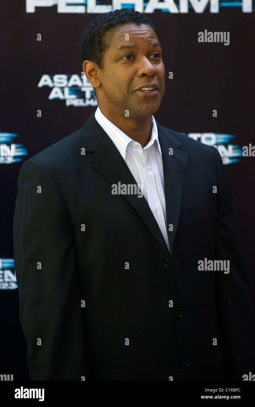 Denzel Washington attends a photocall for his new film 'The Taking of ...