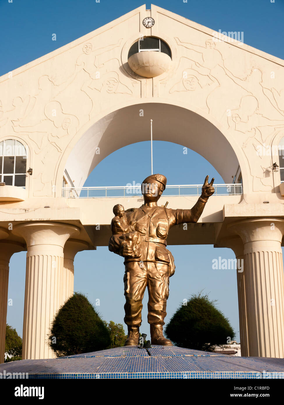 Arch 22, serves as a distinctive gateway to the Gambian capital. The ...