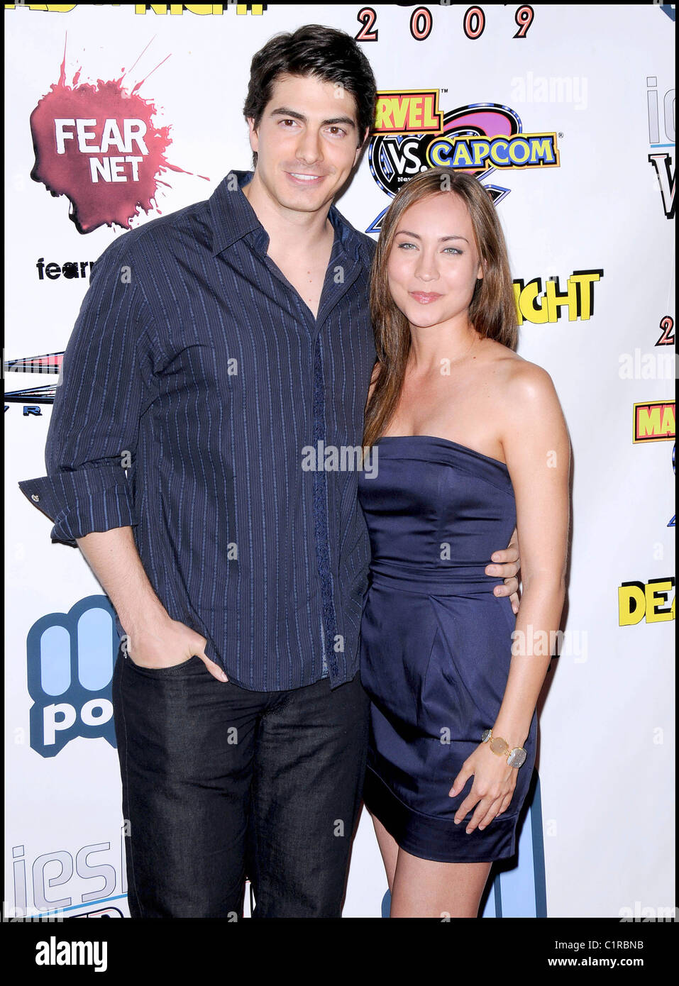 Brandon Routh and wife Courtney Ford The 2009 Comic Con 'Wrath Of Con ...