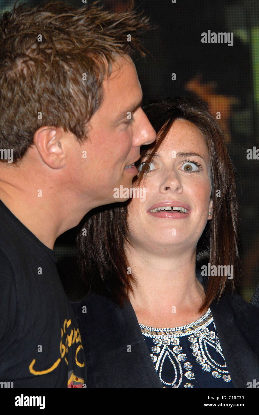 John Barrowman, Eve Myles DVD sigining for the BBC series 'Torchwood ...