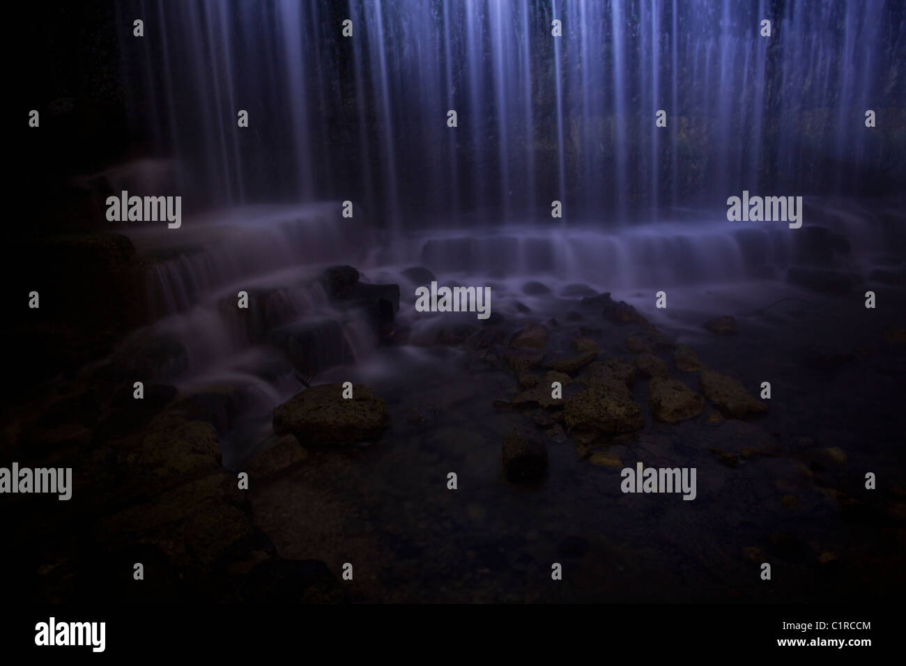 Waterfall night hi-res stock photography and images - Alamy