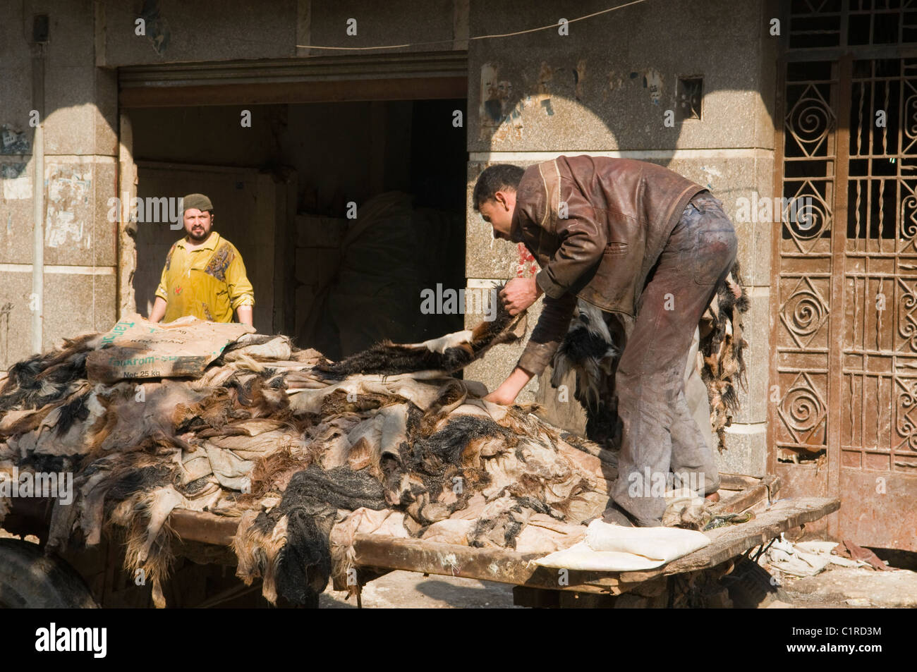 Tannery worker hi-res stock photography and images - Alamy