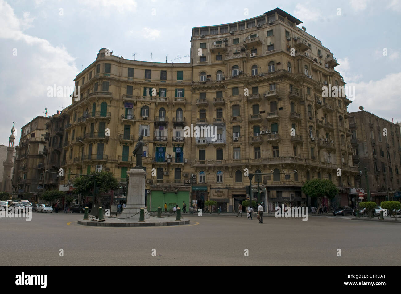 Talat Harb Square in downtown Cairo Egypt Stock Photo - Alamy