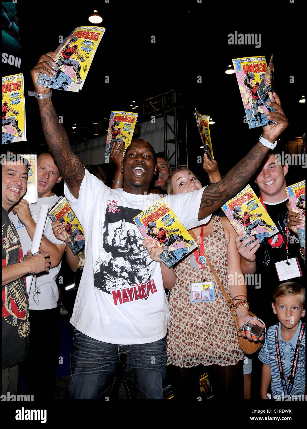 Tyrese Gibson Comic Con 2009 held at the San Diego Convention Center ...