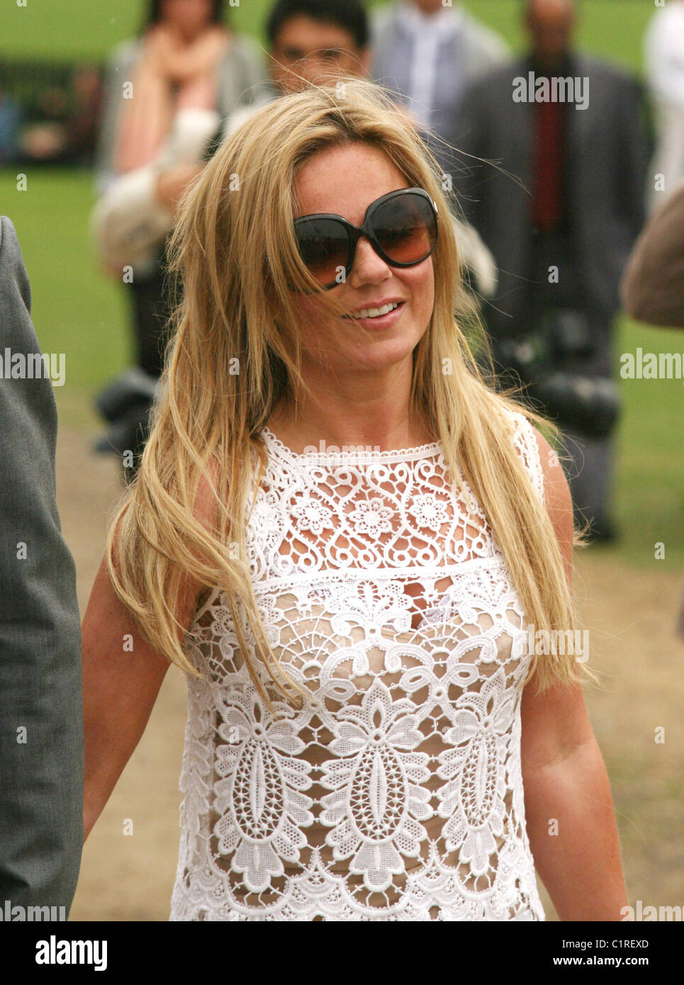Geri Halliwell Cartier International Polo Tournament held at the Guards ...