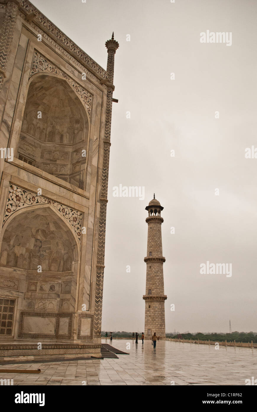 The Taj Mahal - the mausoleum in Agra, India, built by Mughal emperor ...