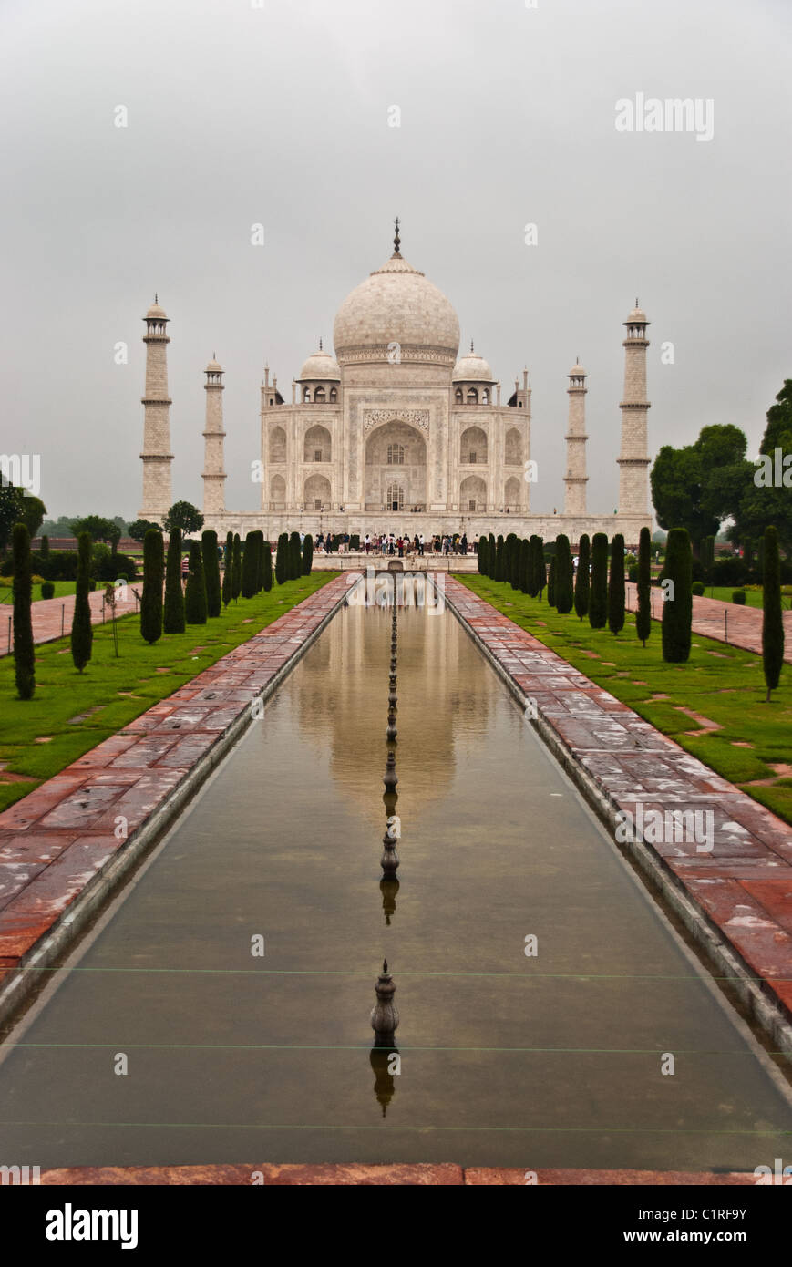 The Taj Mahal - the mausoleum in Agra, India, built by Mughal emperor ...