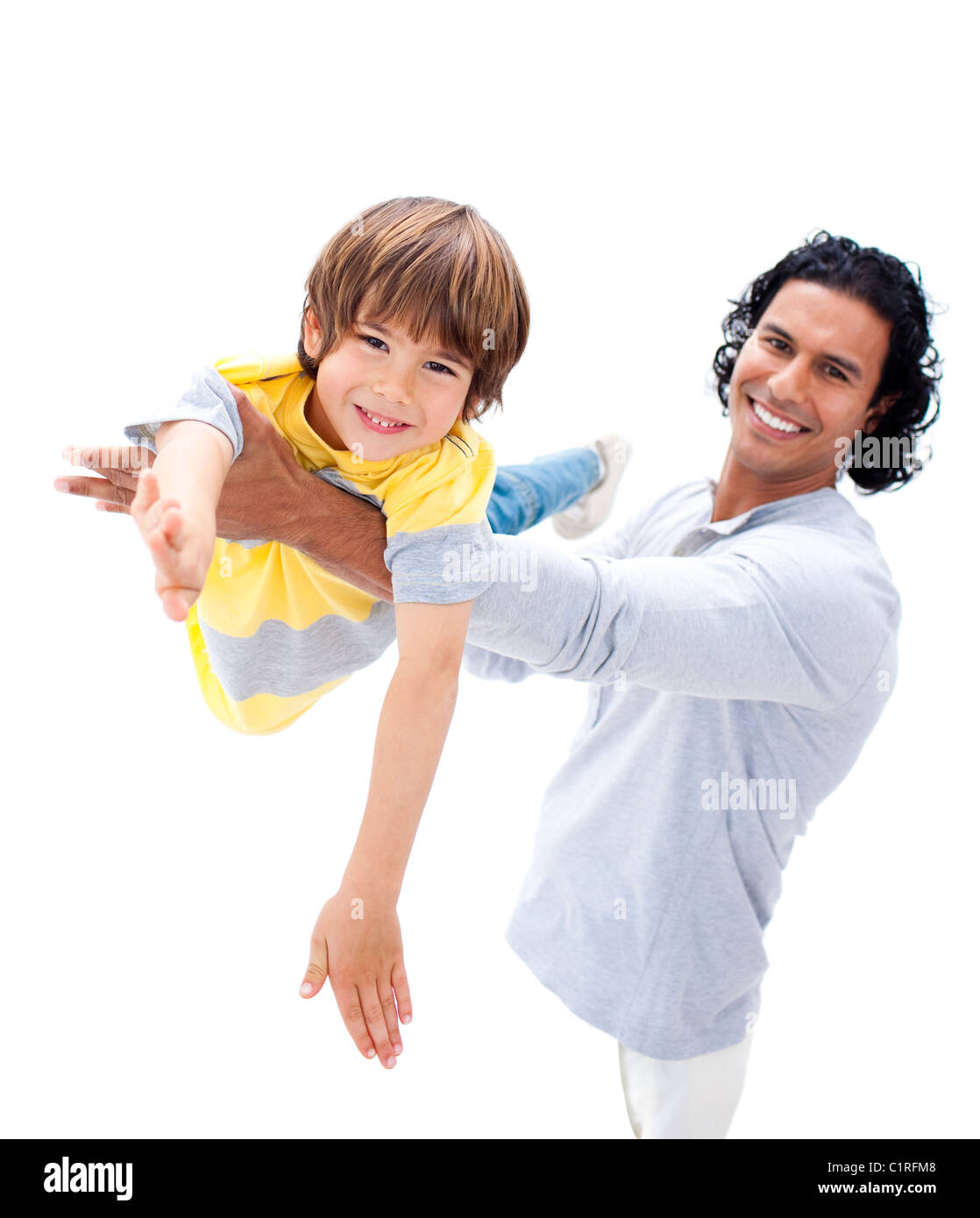Father an son activity Cut Out Stock Images & Pictures - Alamy