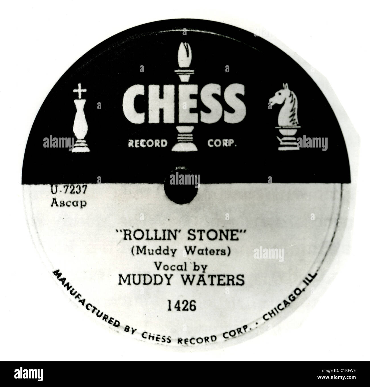 ROLLIN' STONE recorded by Muddy Waters in 1950 on the Chess label Stock ...