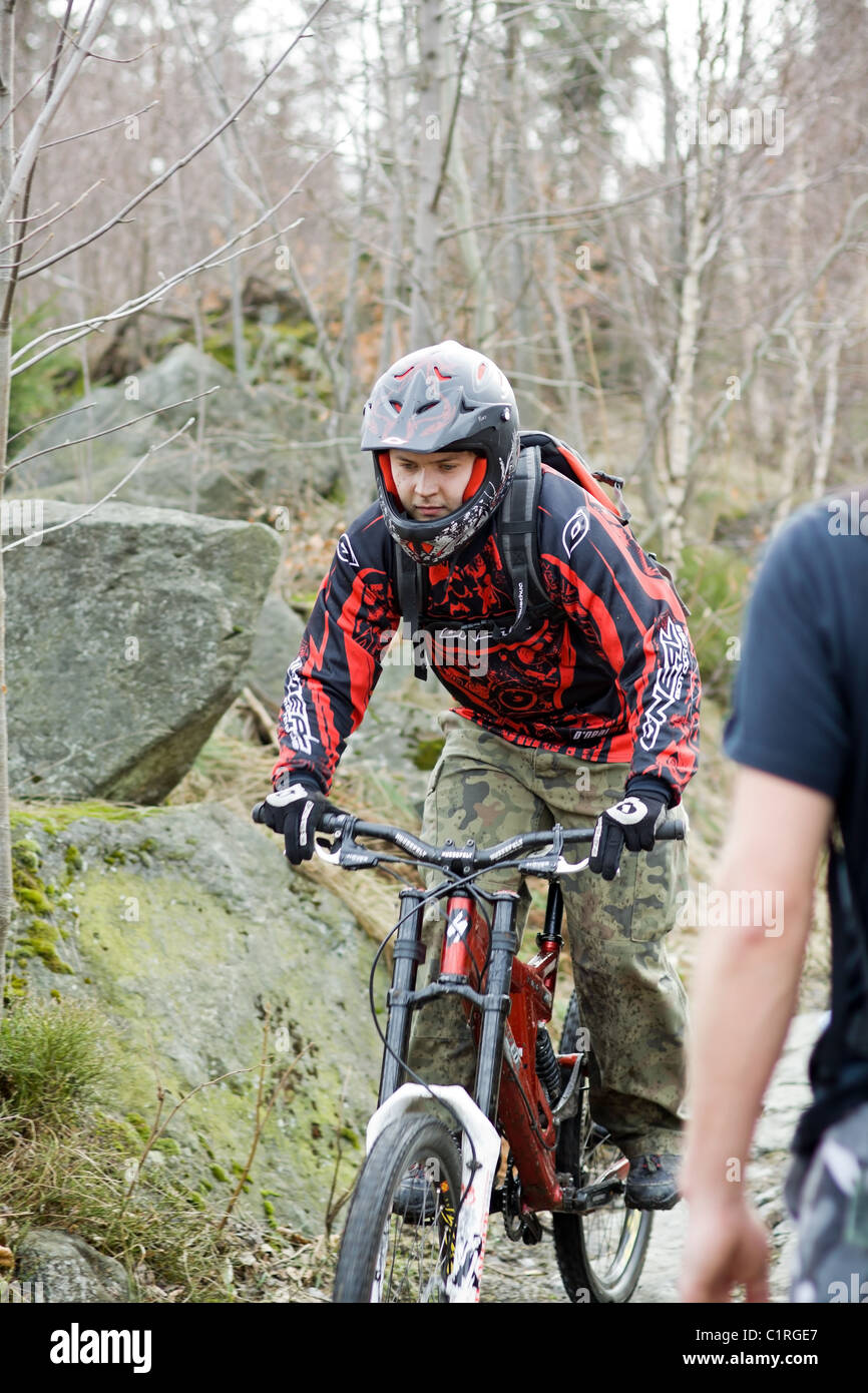 Mtb down hill hi-res stock photography and images - Alamy