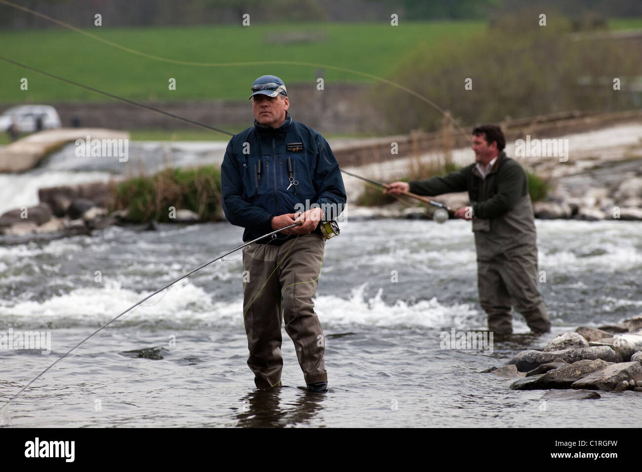 Wading scottish river tweed hi-res stock photography and images - Alamy