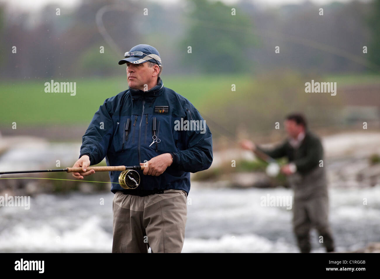 Wading scottish river tweed hi-res stock photography and images - Alamy
