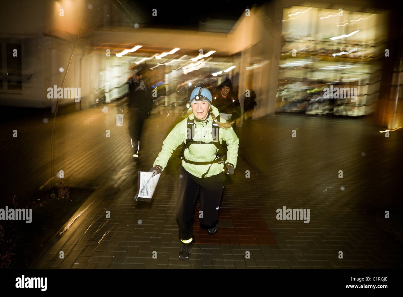 Orienteering race map hi-res stock photography and images - Alamy