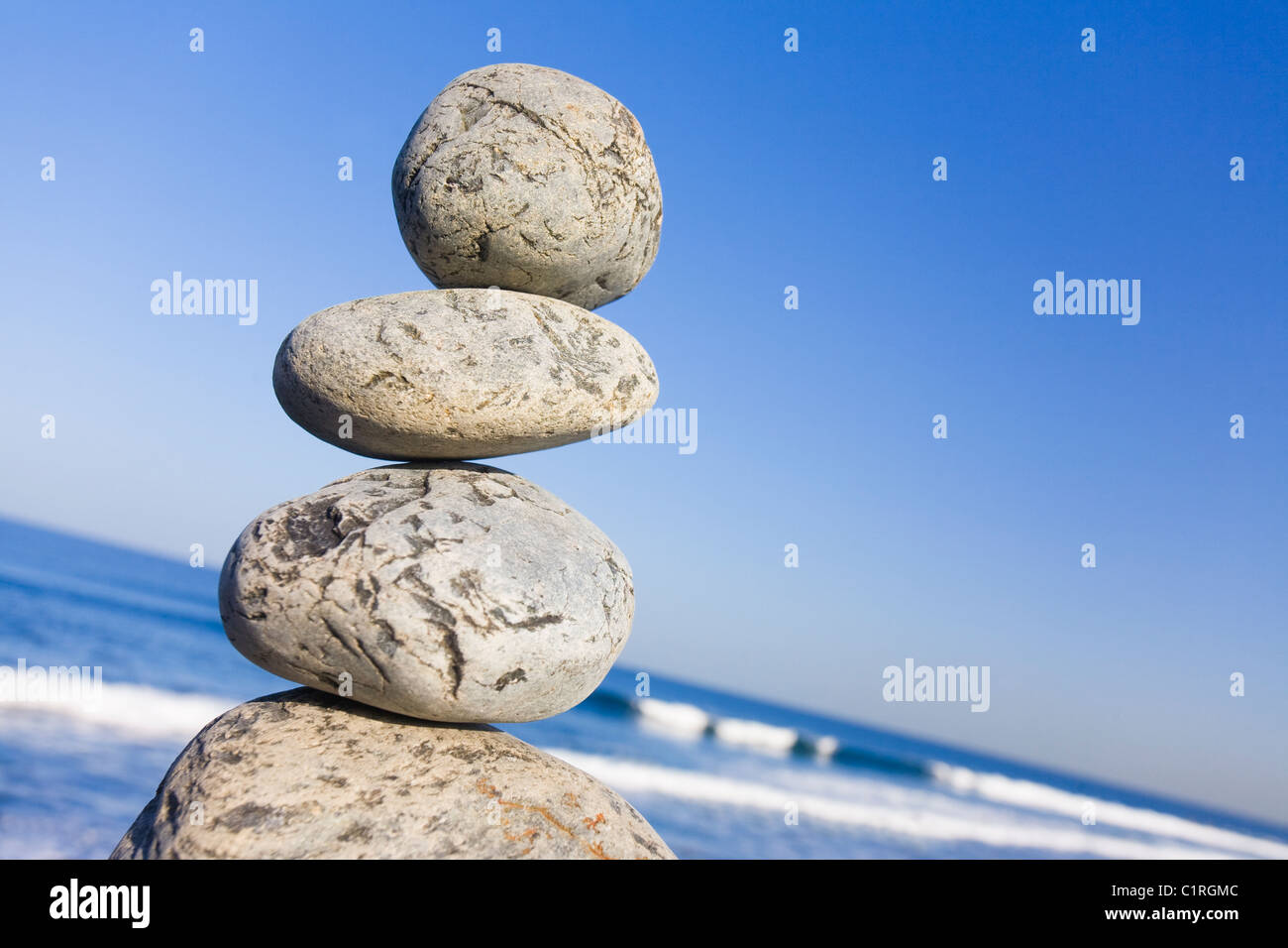 Stone Stack Beach High Resolution Stock Photography and Images - Alamy