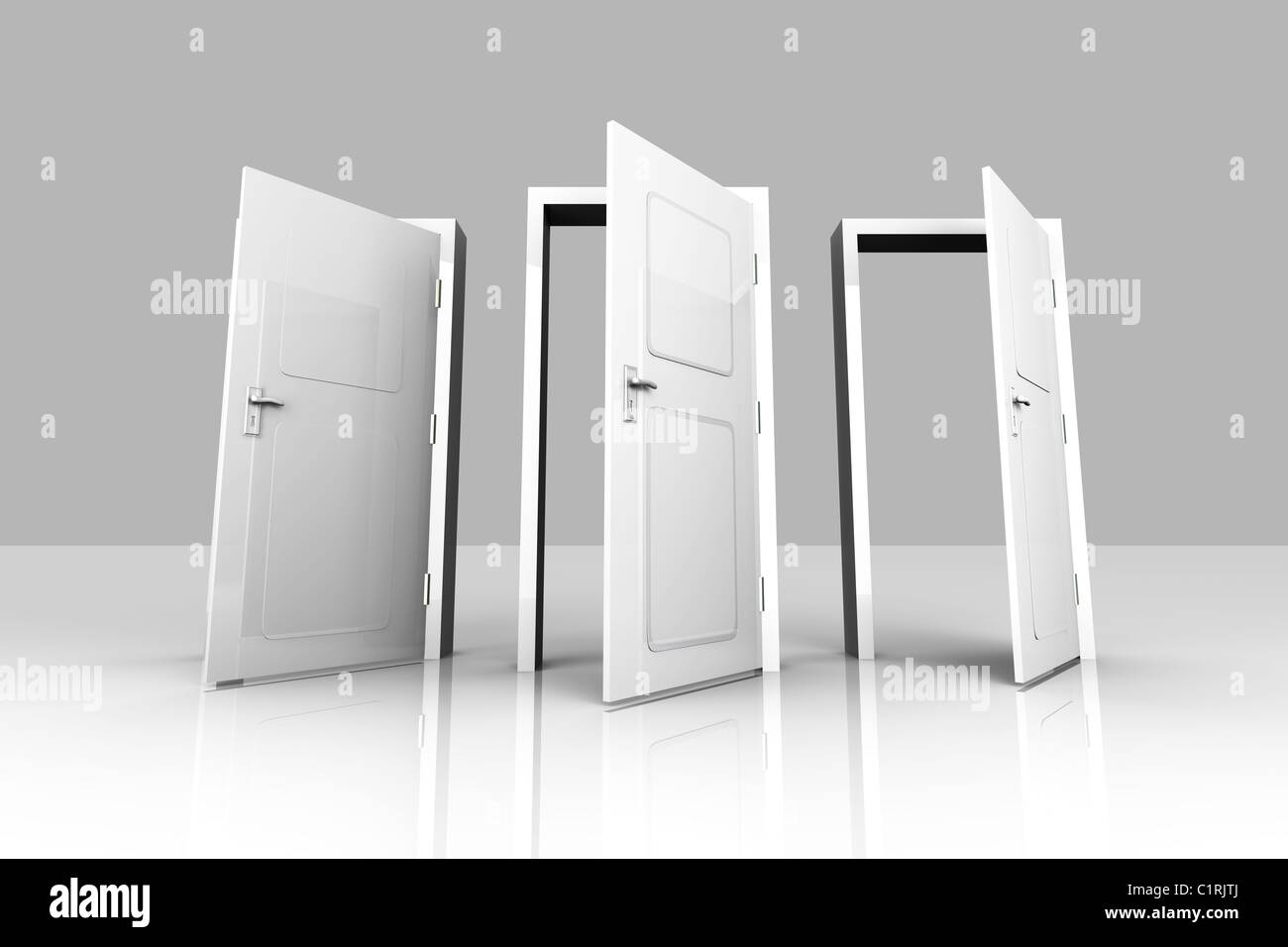 All Doors are opened for you Stock Photo - Alamy