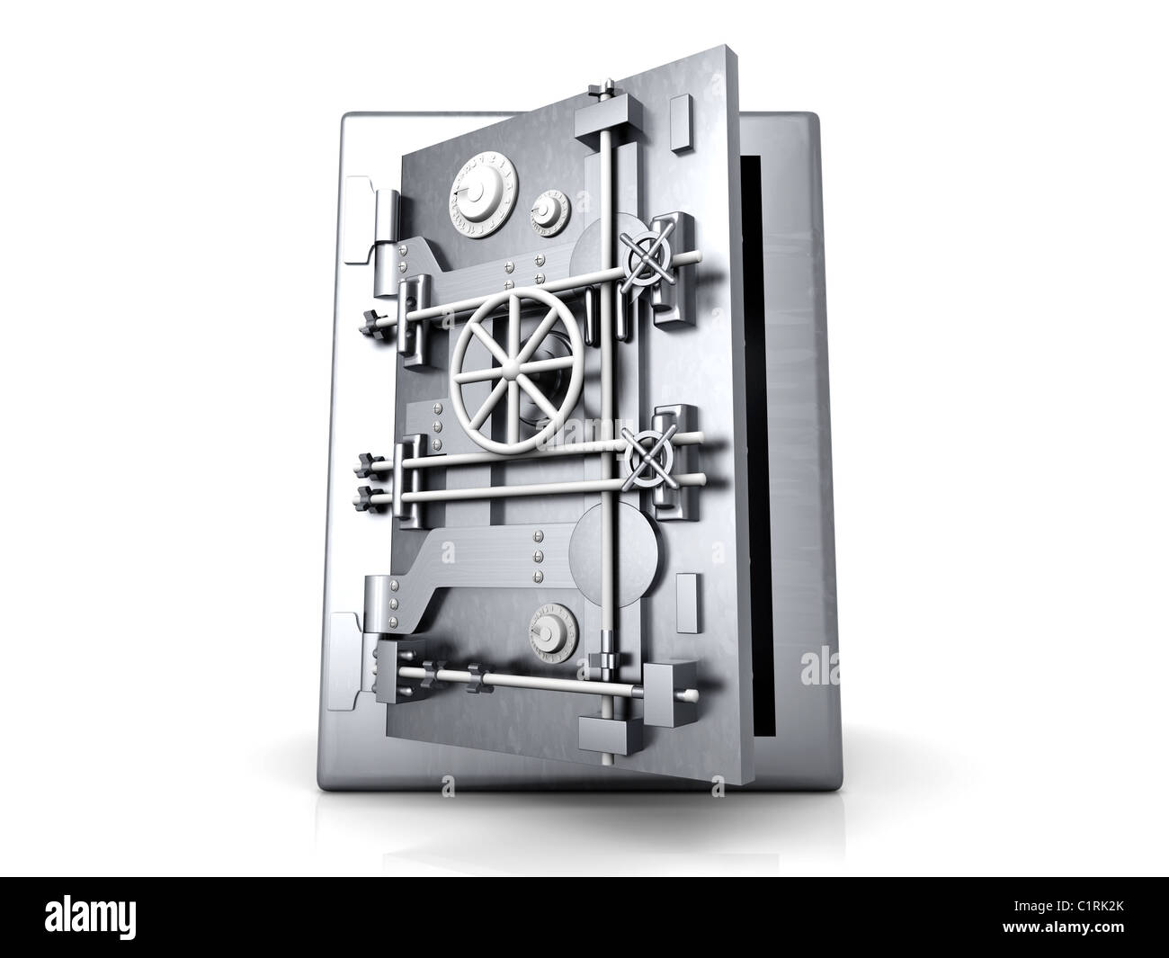 A open bank safe Stock Photo - Alamy