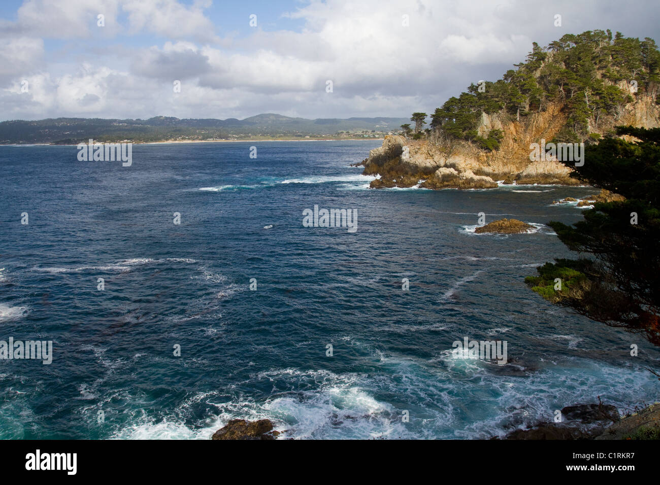 View at Point Lobos State Natural Reserve California USA Stock Photo ...