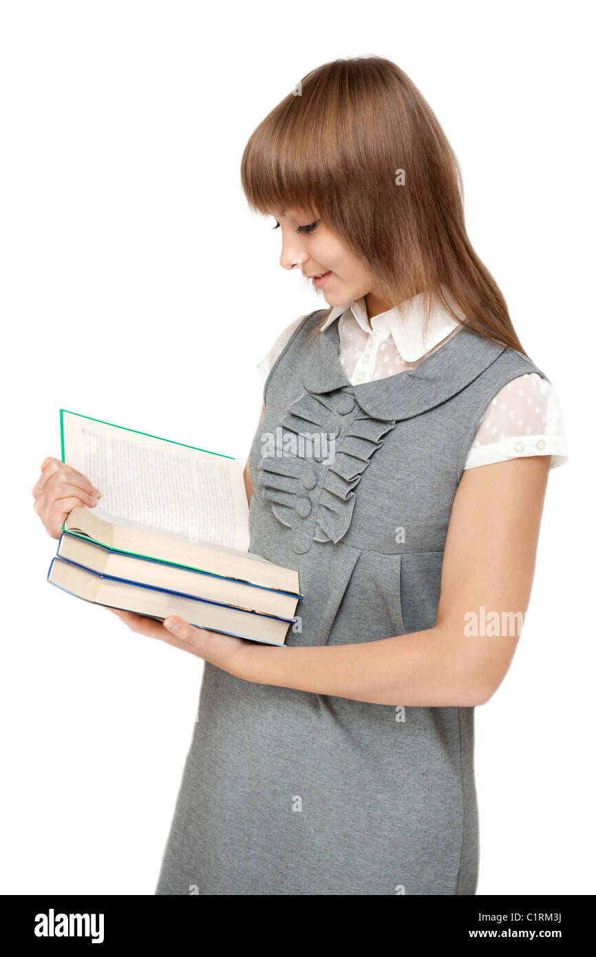 Girl reads book hi-res stock photography and images - Alamy