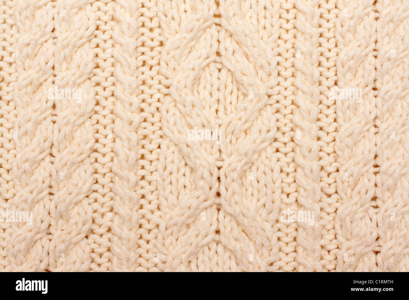 Knitted fabrics, pattern on light woolly fabrics Stock Photo - Alamy