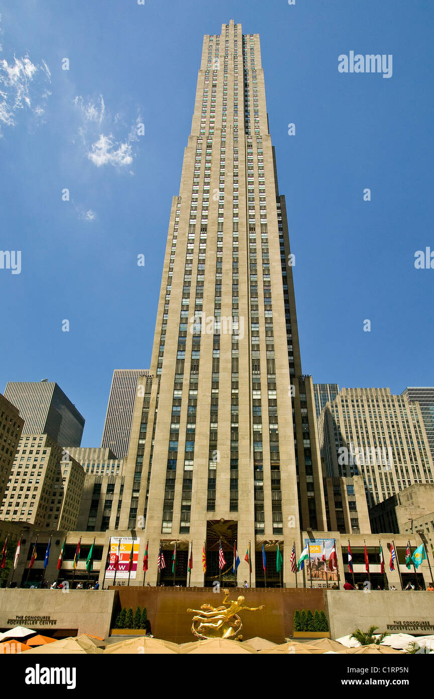 Rockefeller Center New York Stock Photo - Alamy