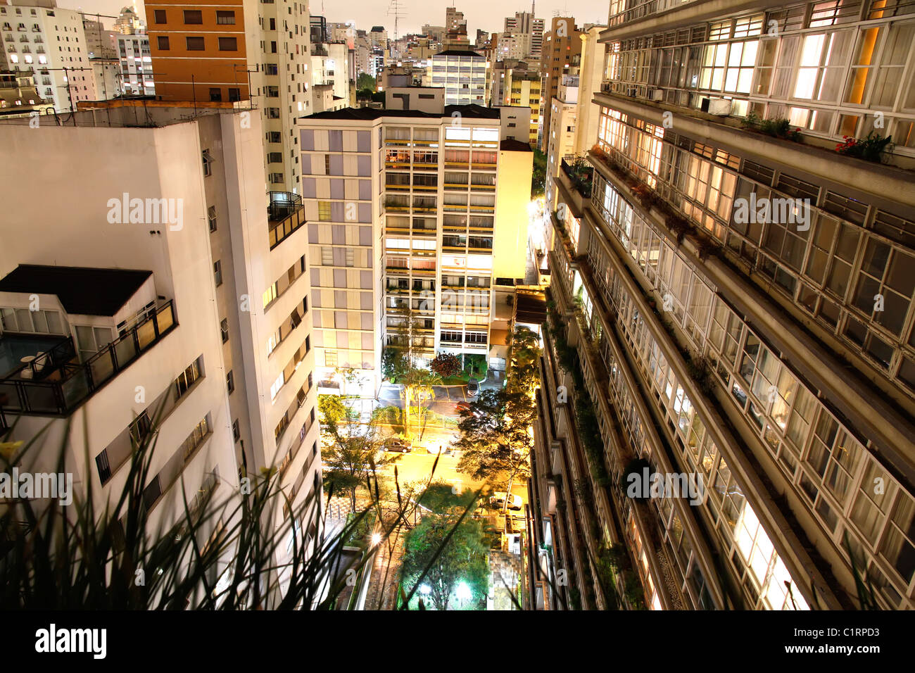 Skyline of Higienopolis, Sao Paulo, Brazil Stock Photo - Alamy