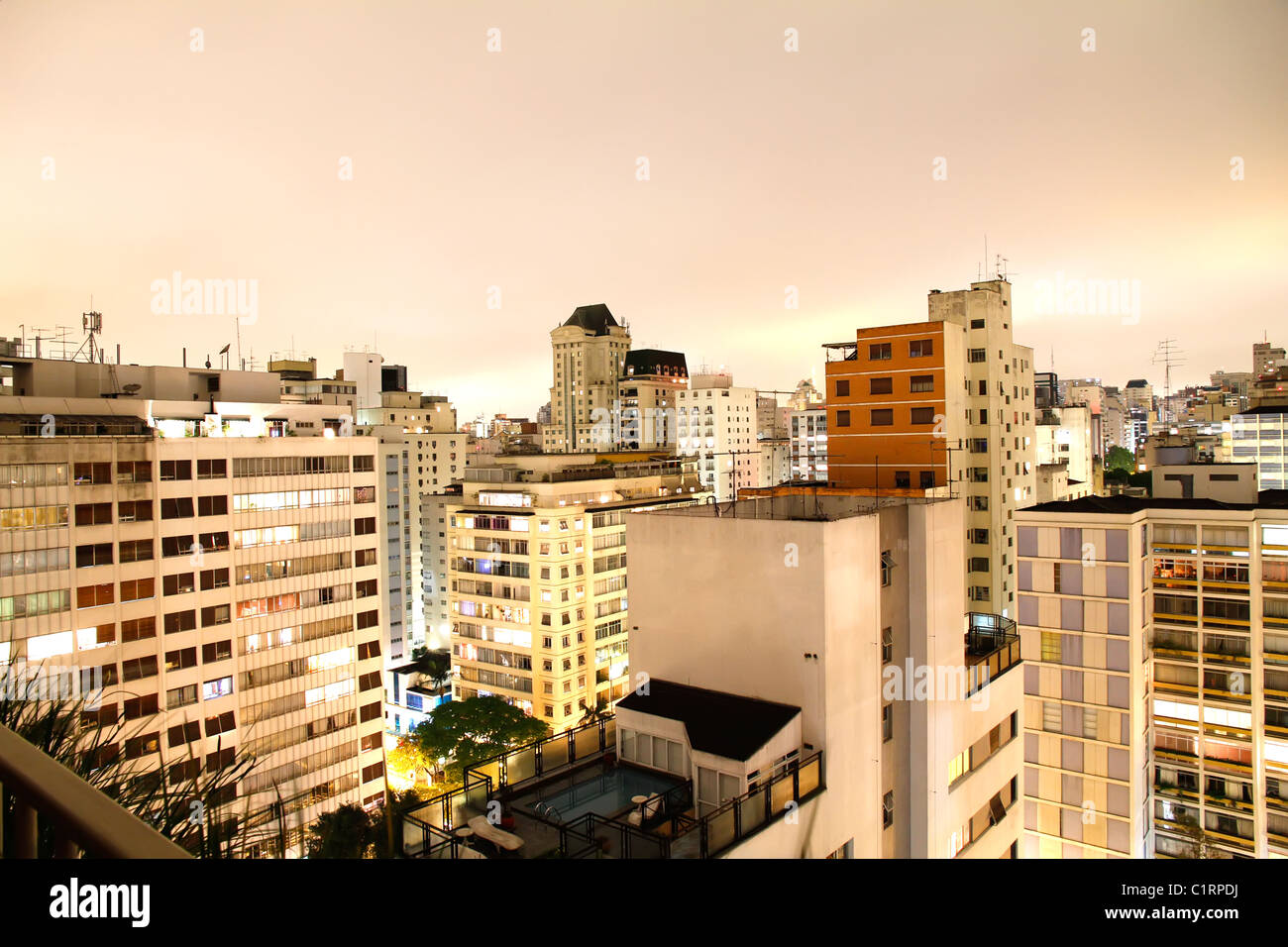 Skyline of Higienopolis, Sao Paulo, Brazil Stock Photo - Alamy
