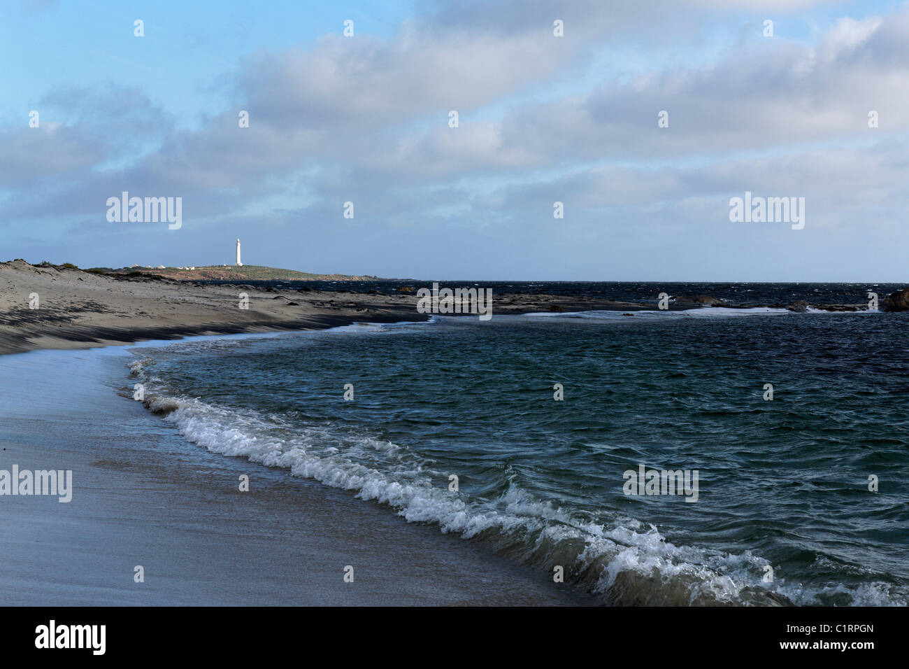 Skippy Rock coastline and Cape Leeuwin Lighthouse, Augusta Southwest ...