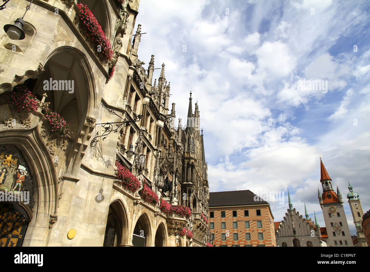 Historic buildings in the center of Munich, Germany Stock Photo - Alamy