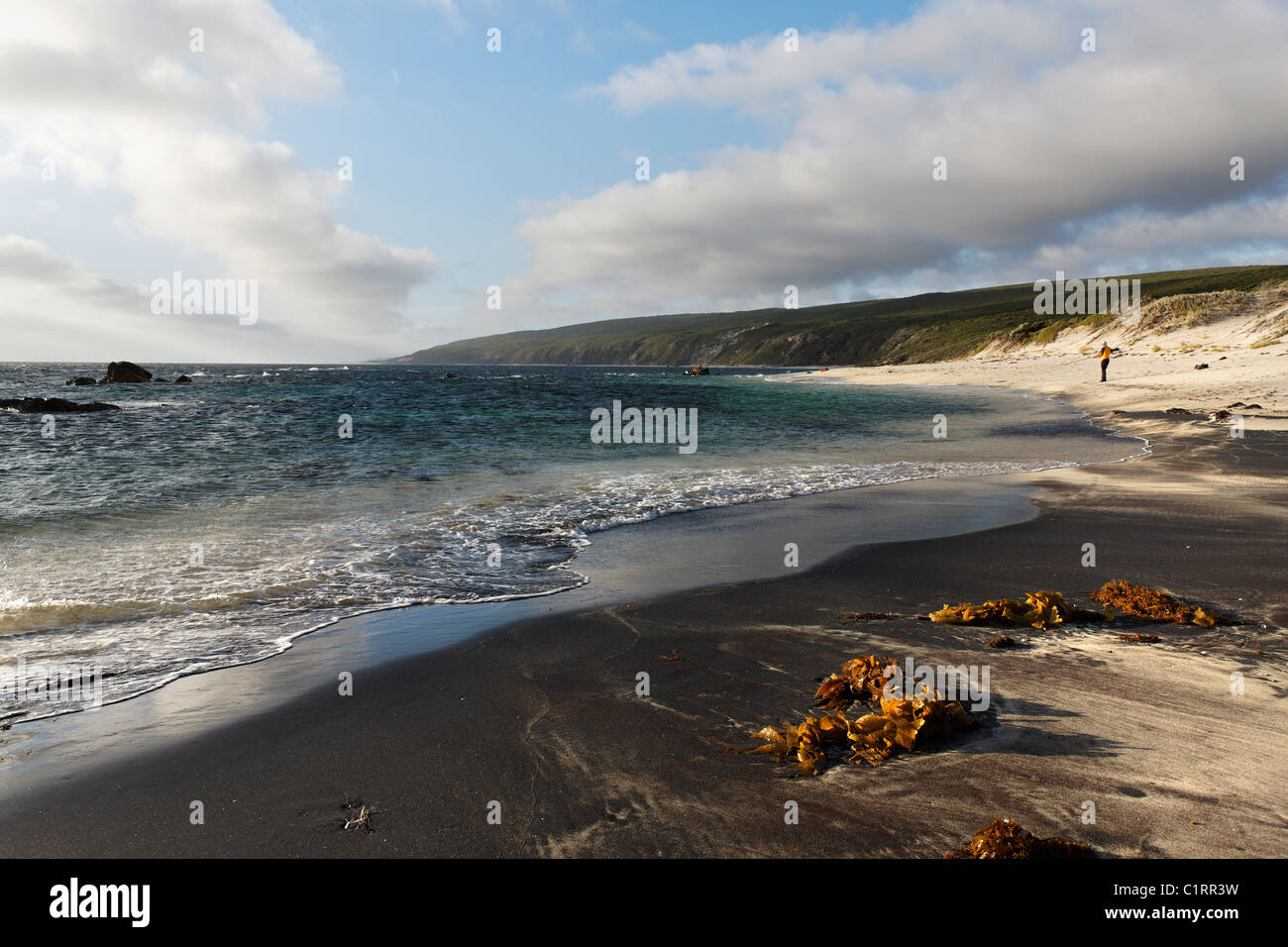 Man Beach Fishing at Skippy Rock, Augusta Southwest Australia Stock ...