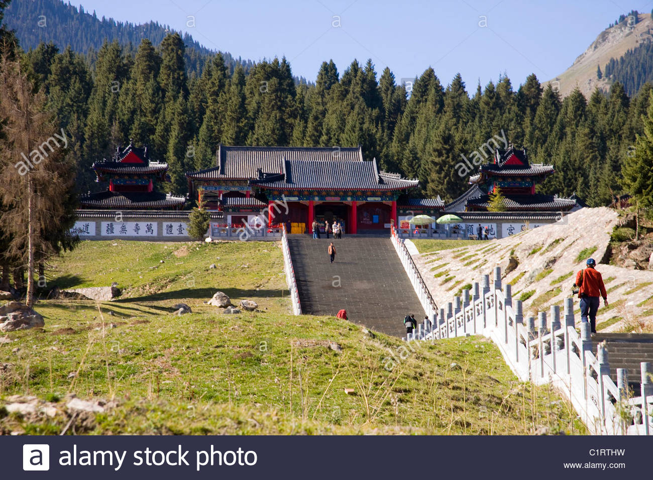 China Xinjiang Tianshan Mountains Stock Photos & China Xinjiang ...