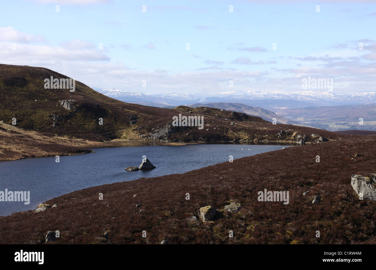 Loch a Choire Scottish Highlands March 2011 Stock Photo - Alamy