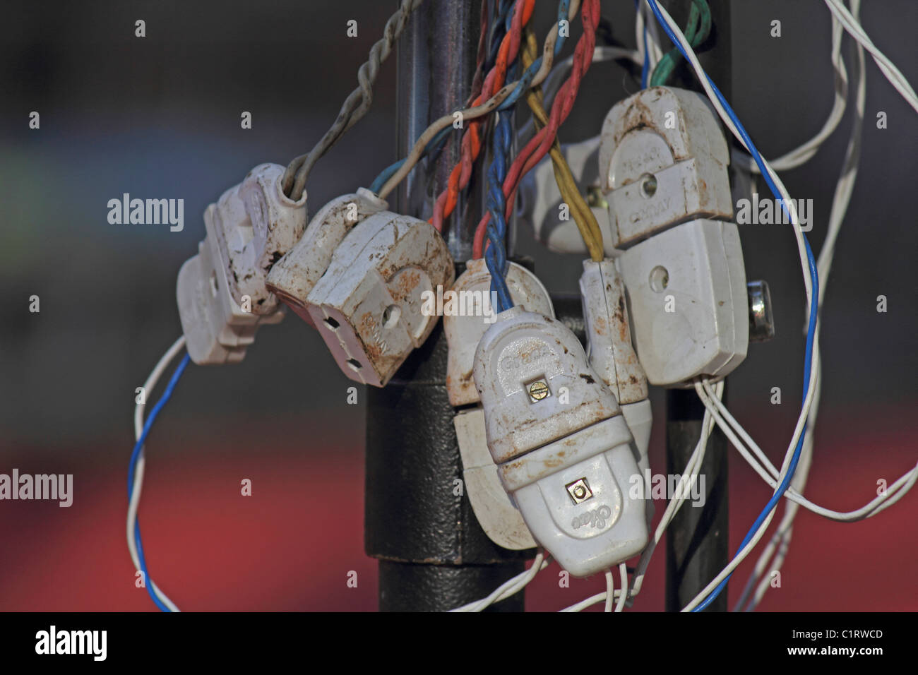 Plug Pin Joint Stock Photo - Alamy
