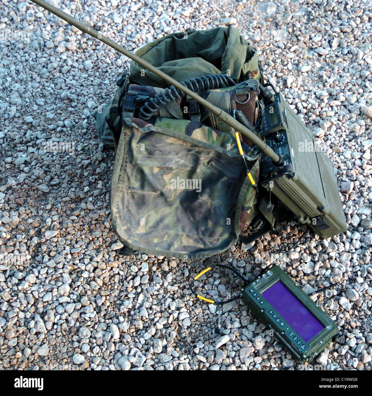 Bowman radio set used by the British Armed Forces for tactical ...