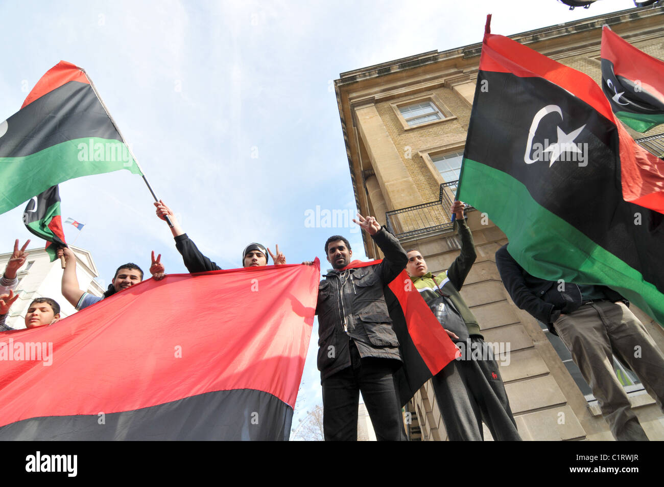 Libya flag gaddafi hi-res stock photography and images - Alamy