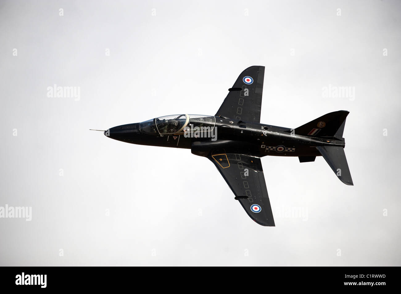 A Hawk jet trainer aircraft of the Royal Air Force Stock Photo - Alamy