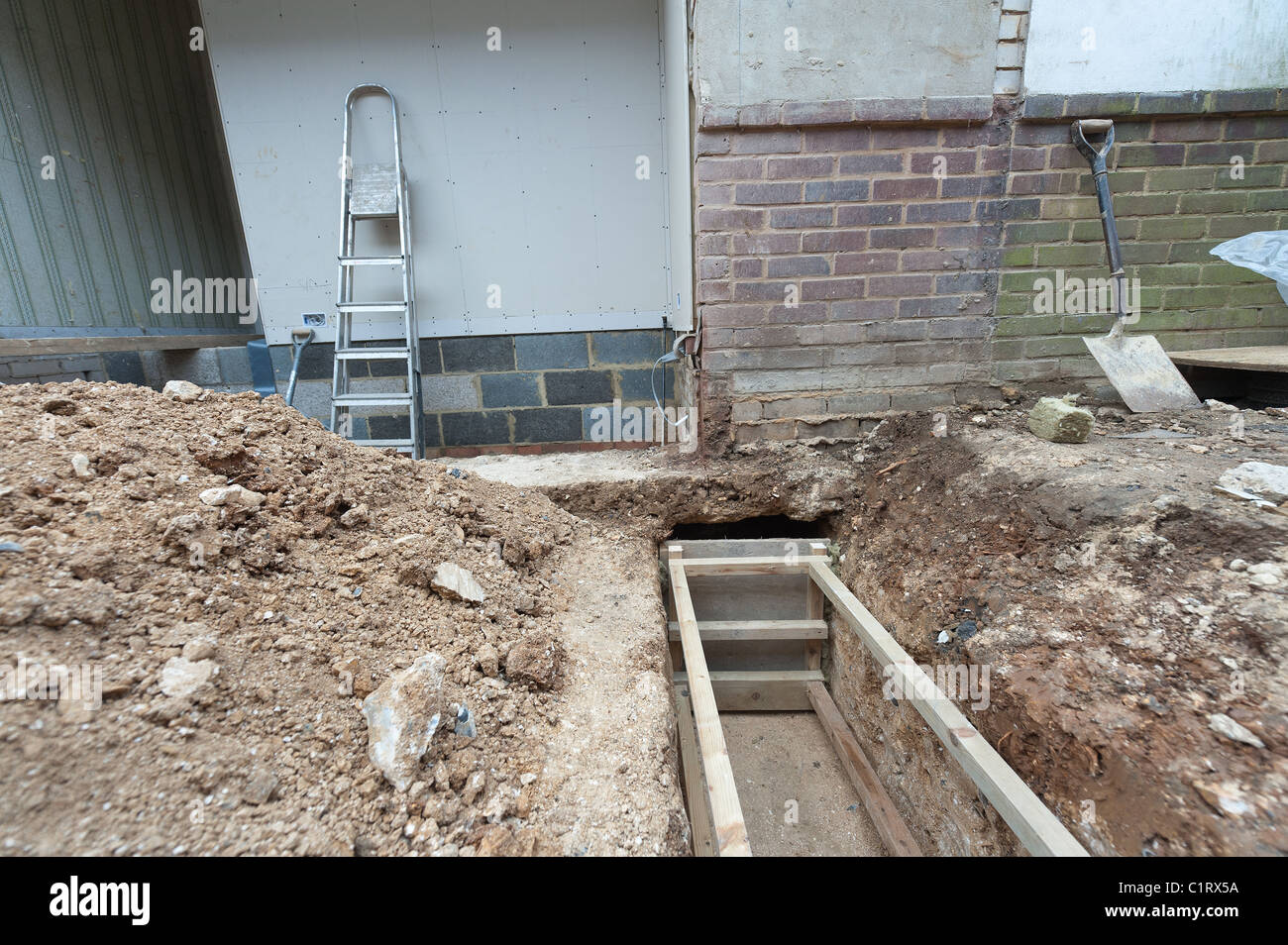 Self build home extension project building extra rooms, office space ...