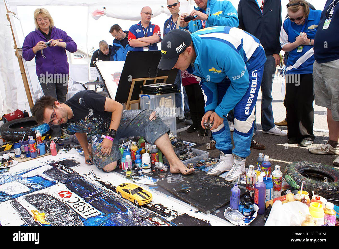 CAR CRAZY ARTIST Madcap artist Ian Cook has a wheely good way of ...