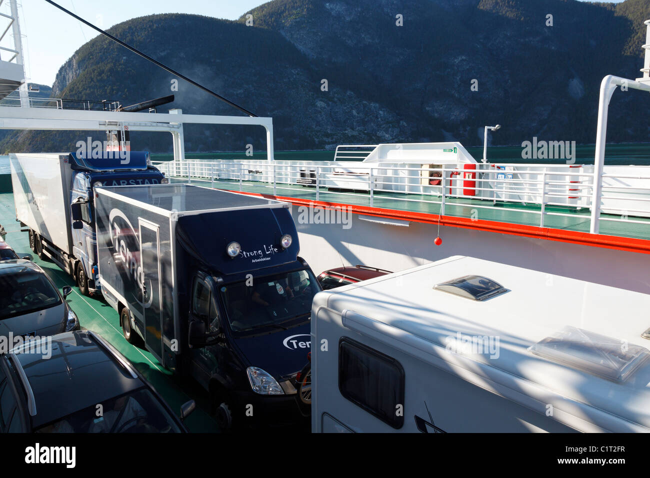 ferry in Norway Stock Photo - Alamy