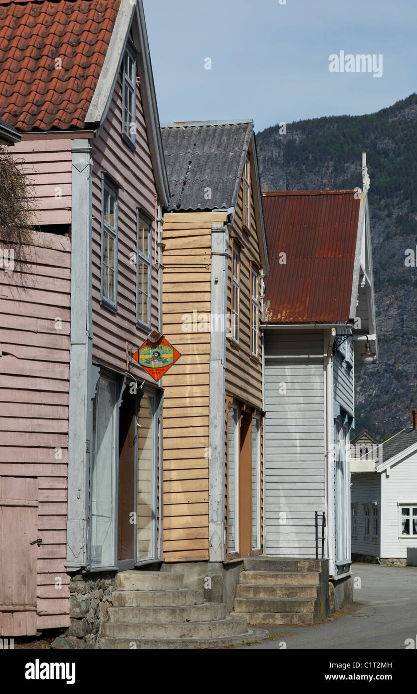 colorful wooden houses Stock Photo - Alamy