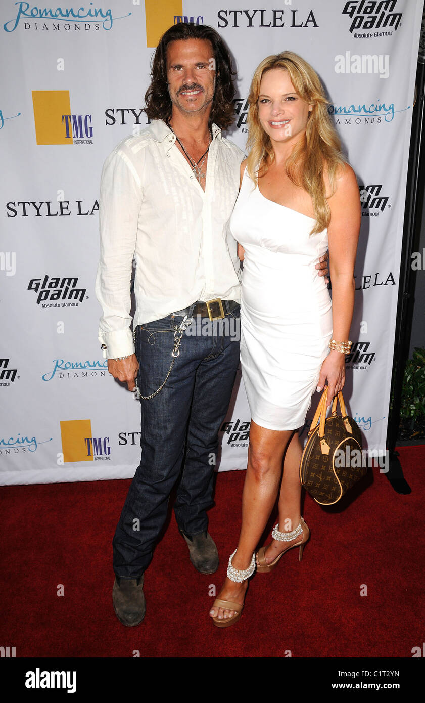 Lorenzo Lamas and Christine Lamas The Style L.A. Swim & Resort Runway ...