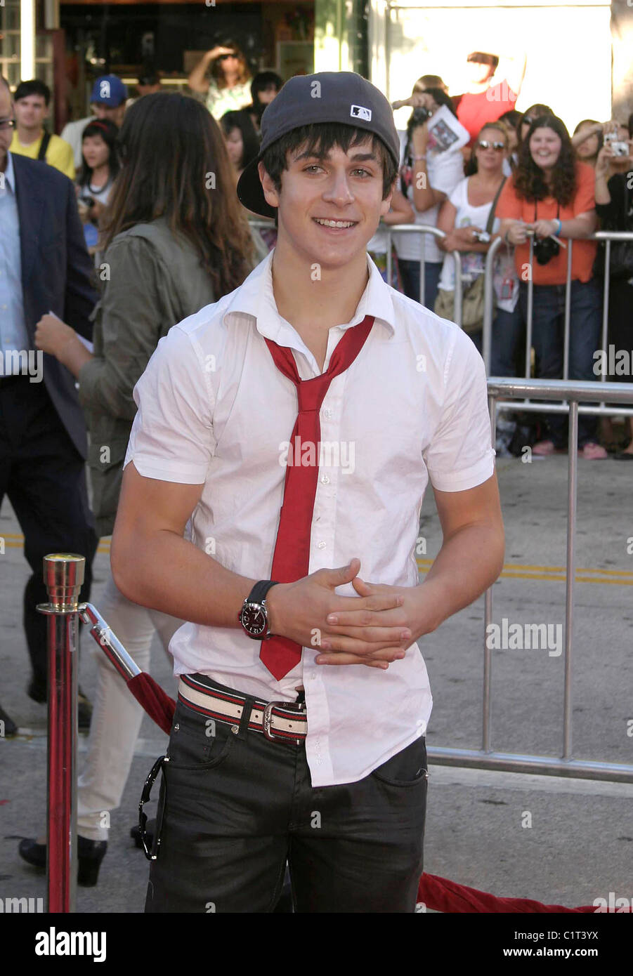 David Henrie Los Angeles Premiere of 'Bandslam' held at the Mann ...