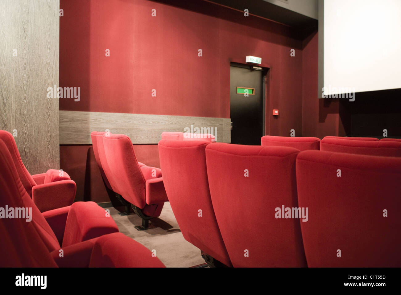 Empty movie theater Stock Photo - Alamy