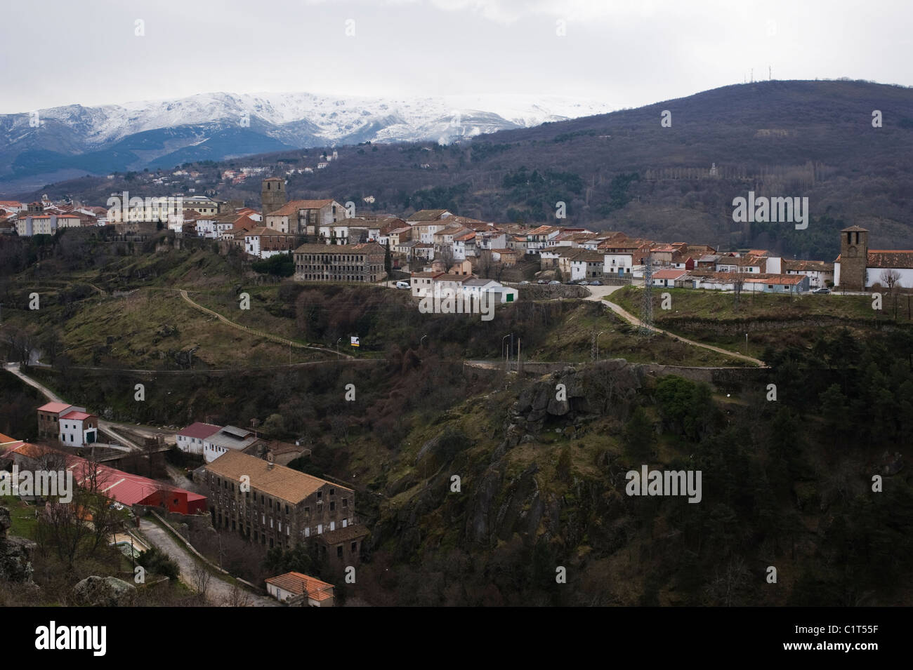 Bejar village in Salamanca province; Spain Stock Photo - Alamy
