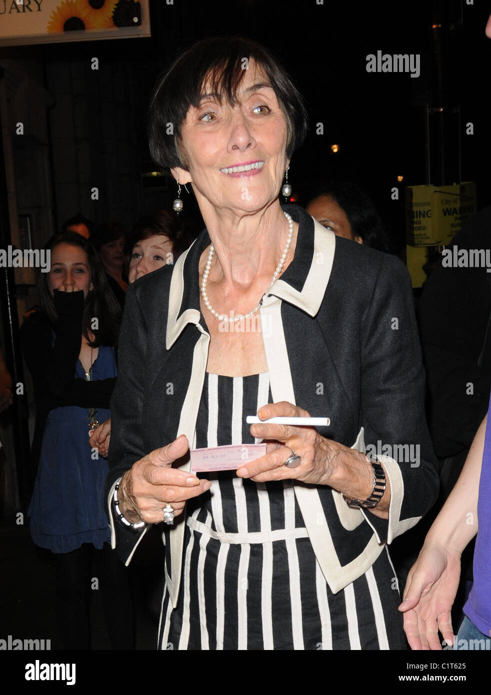 June Brown, at the new casting for 'Calendar Girls' at London's Noel ...
