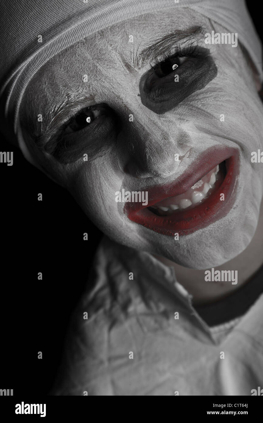 boy dressed as ghost Stock Photo - Alamy