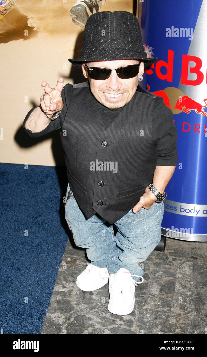 Vern Troyer Red Bull toasted event held at Avalon Hollywood, California ...